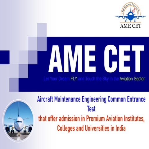 Aircraft Maintenance Engineering Common Entrance Test - AME CET India | PDF