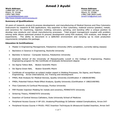 Amed Resume[1] | PDF