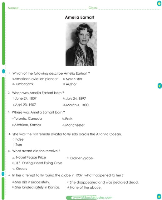 Where’S Amelia Earhart 6 Period | PPT