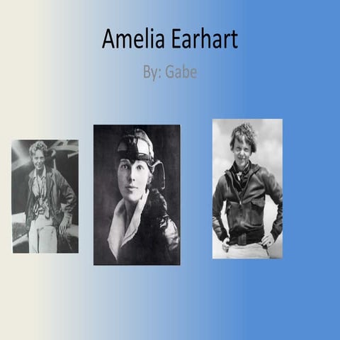 Amelia earhart | PPTX