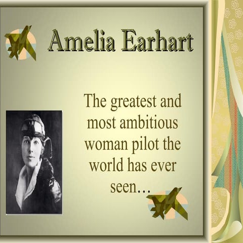 Amelia earhart | PPT