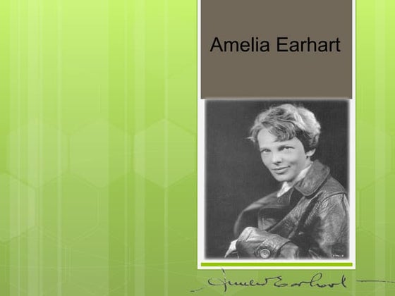 Amelia Earhart | PPTX