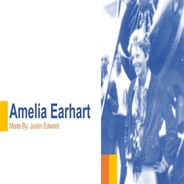 Amelia Earhart Powerpoint | PPT