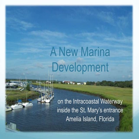 Amelia new marina project | PPTX