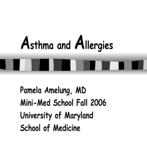 Asthma and Allergies | PPT