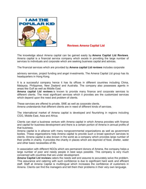 Amena Capital Amena ? | PPT