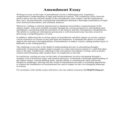 Interpretive Essay Examples | PDF