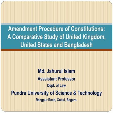 Amendment Procedure of Constitutions.pptx