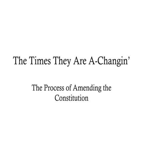 Amendment process | PPT