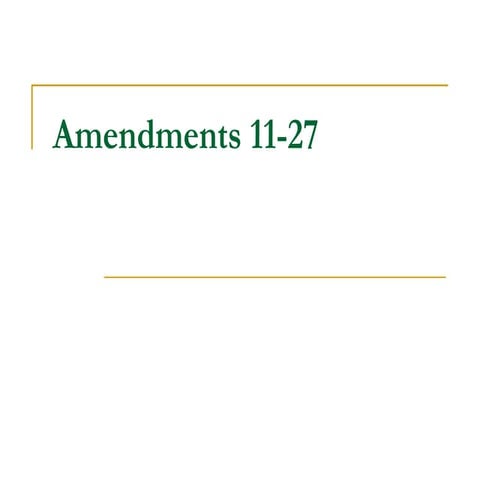 Amendments 11 27 Activity | PPT