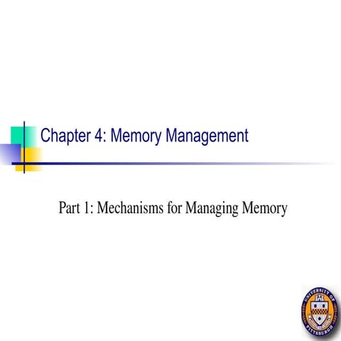 Memory management as a fnction of the operating system | PPT