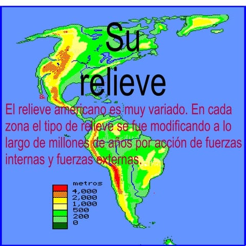 El relieve del continente americano | PPTX