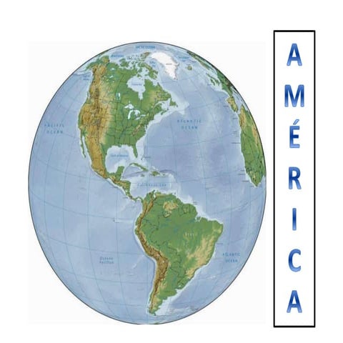 America: regiones | PPTX