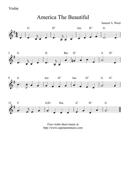 America the-beautiful | PDF