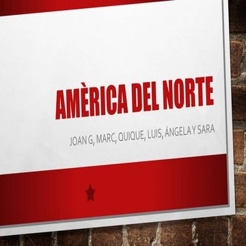 America del norte | PPTX