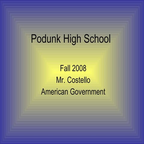 American Government Presentation | PPT