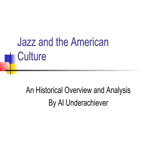 American Jazz | PPT