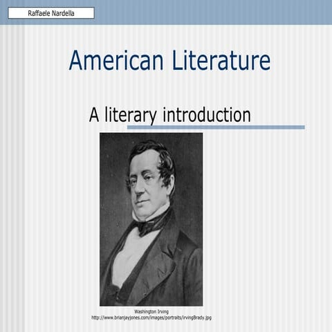 American Literature Literary Introduction | PPT