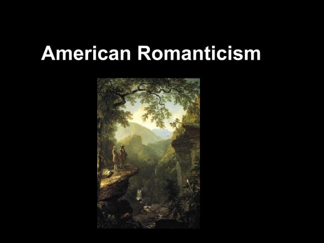 American Literature: Romanticism | PPTX