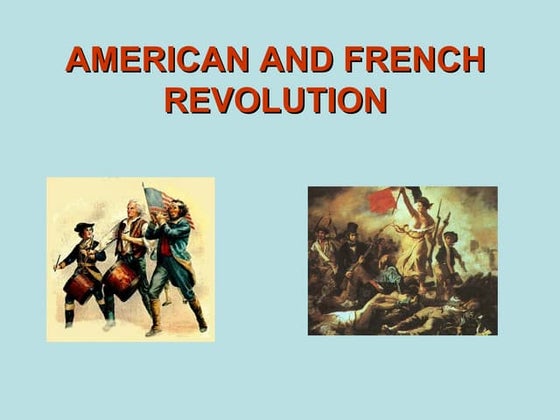 American and french revolution | PPT