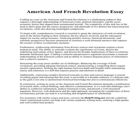 Causes Of French Revolution Essay. Curam College of Nursing | PDF