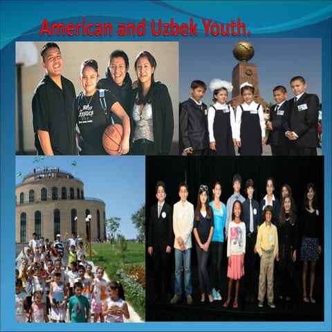 American and Uzbek youth | PPT