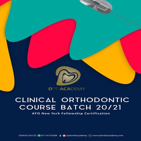 American certified orthodontics course syllubus afo | PDF