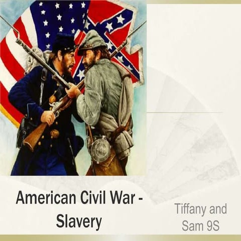 American Civil War Slavery | PPTX