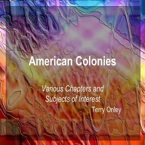 American colonies | PPT