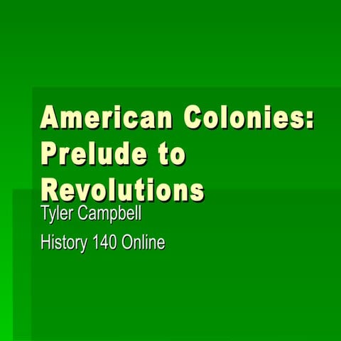 American colonies | PPT