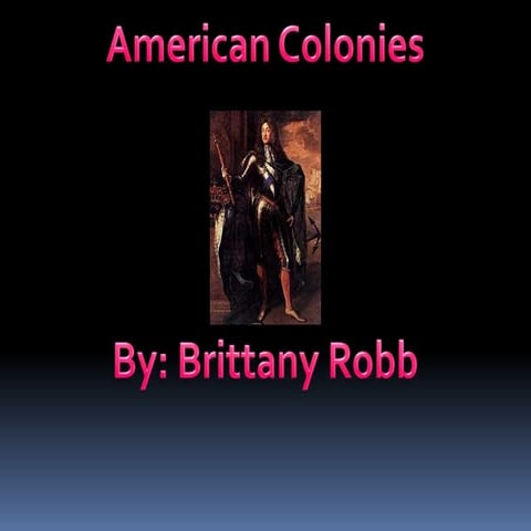 Tension In The Colonies (Level I & Ii) | PPT