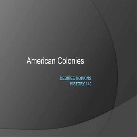 English colonies of north america | PPT