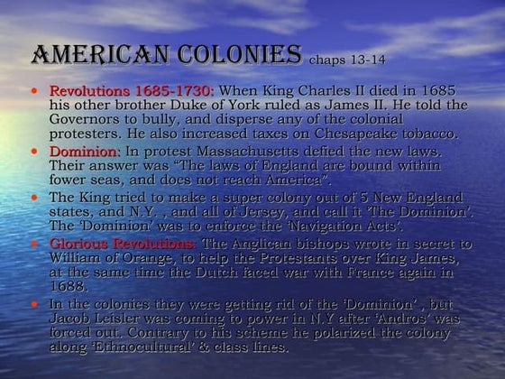 American colonies assign. 7 history 140 | PPTX | North America Travel ...