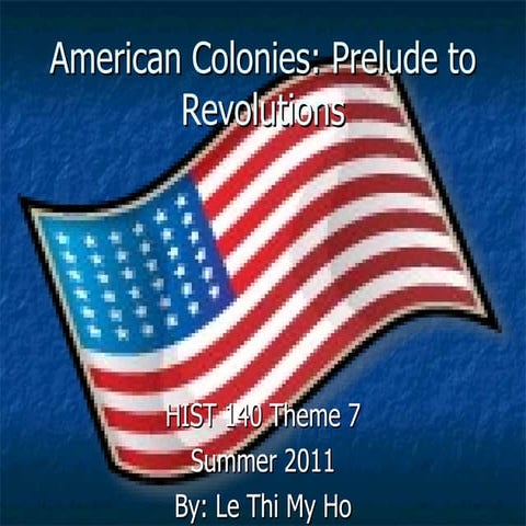 American colonies part 3 | PPTX