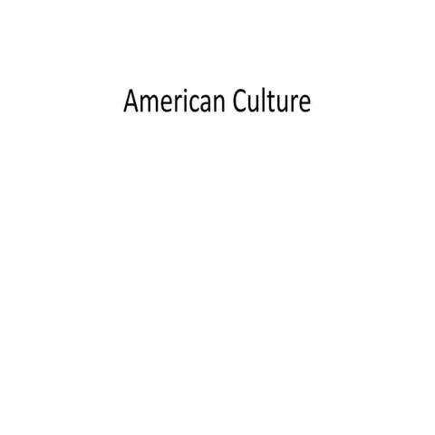 American Culture Quiz | PPTX