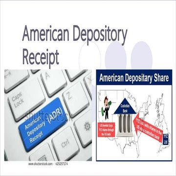 American depository receipt | PPT