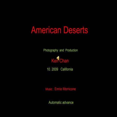 Death Valley and USA deserts | PPTX