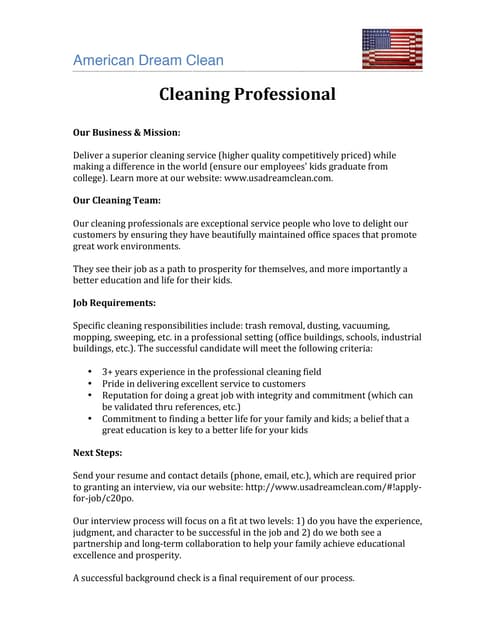 Janitorial worker performance appraisal | DOC