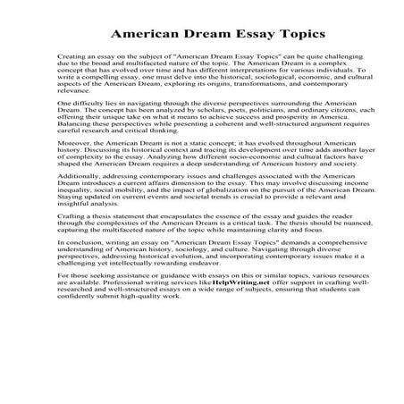 Native American Essay Topics | PDF