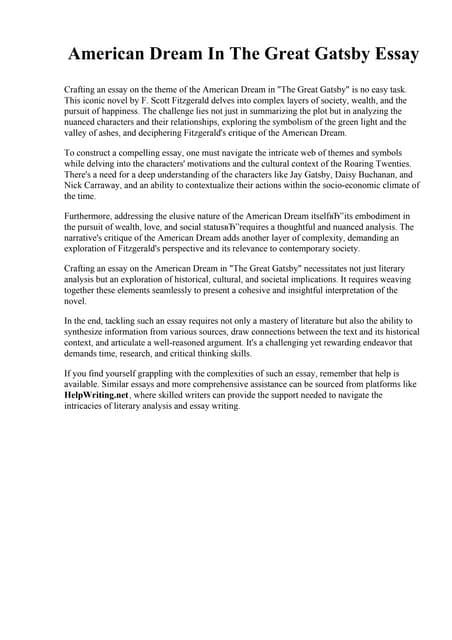 Gatsby American Dream Essay.pdf