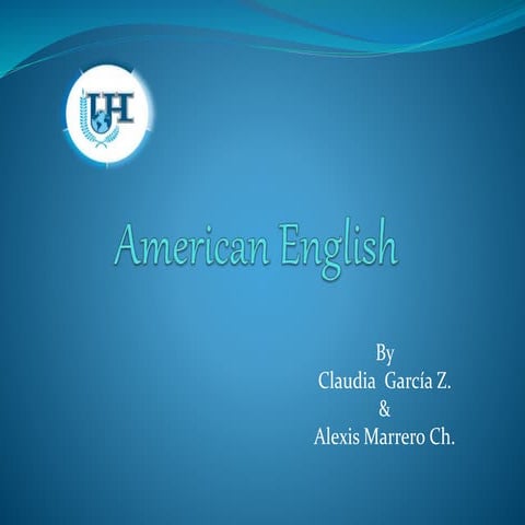 American English. Linguistics Presentation | PPTX