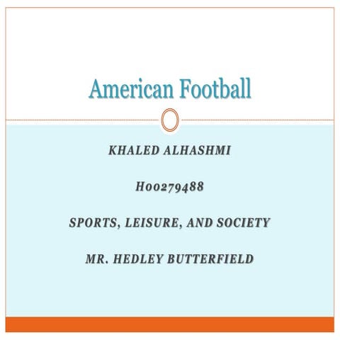 American football | PPTX