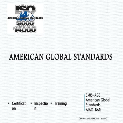 American Global Standards | PPT