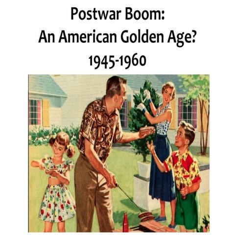 American golden age 1945 1960 | PPTX