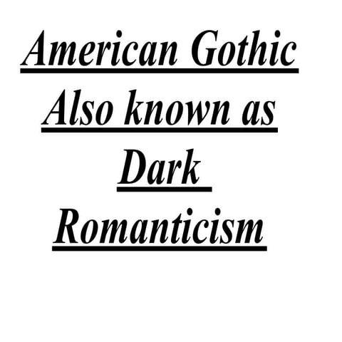 American gothic power point | PPTX