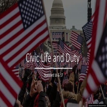 American Government Standard 16 & 17 GSE | PPT