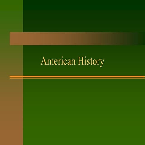 American history | PPT