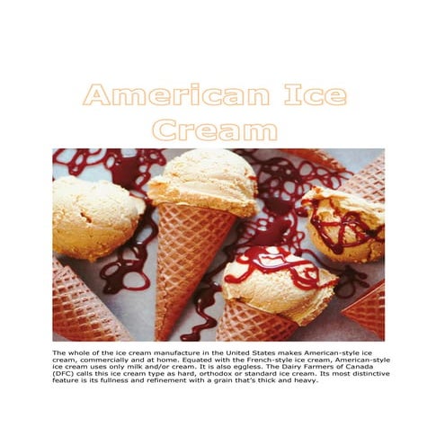 American ice cream | PDF