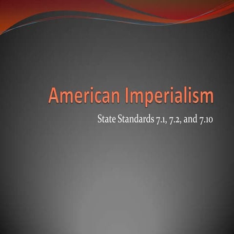 American imperialism | PPTX