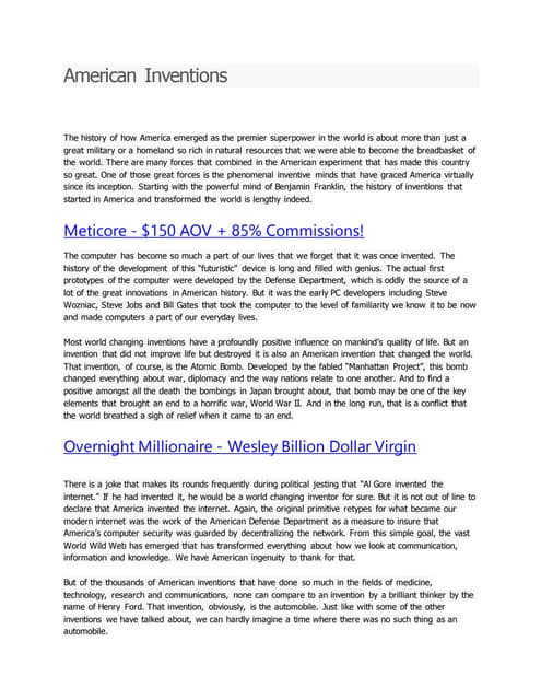 Inventions that changed the world | PPT